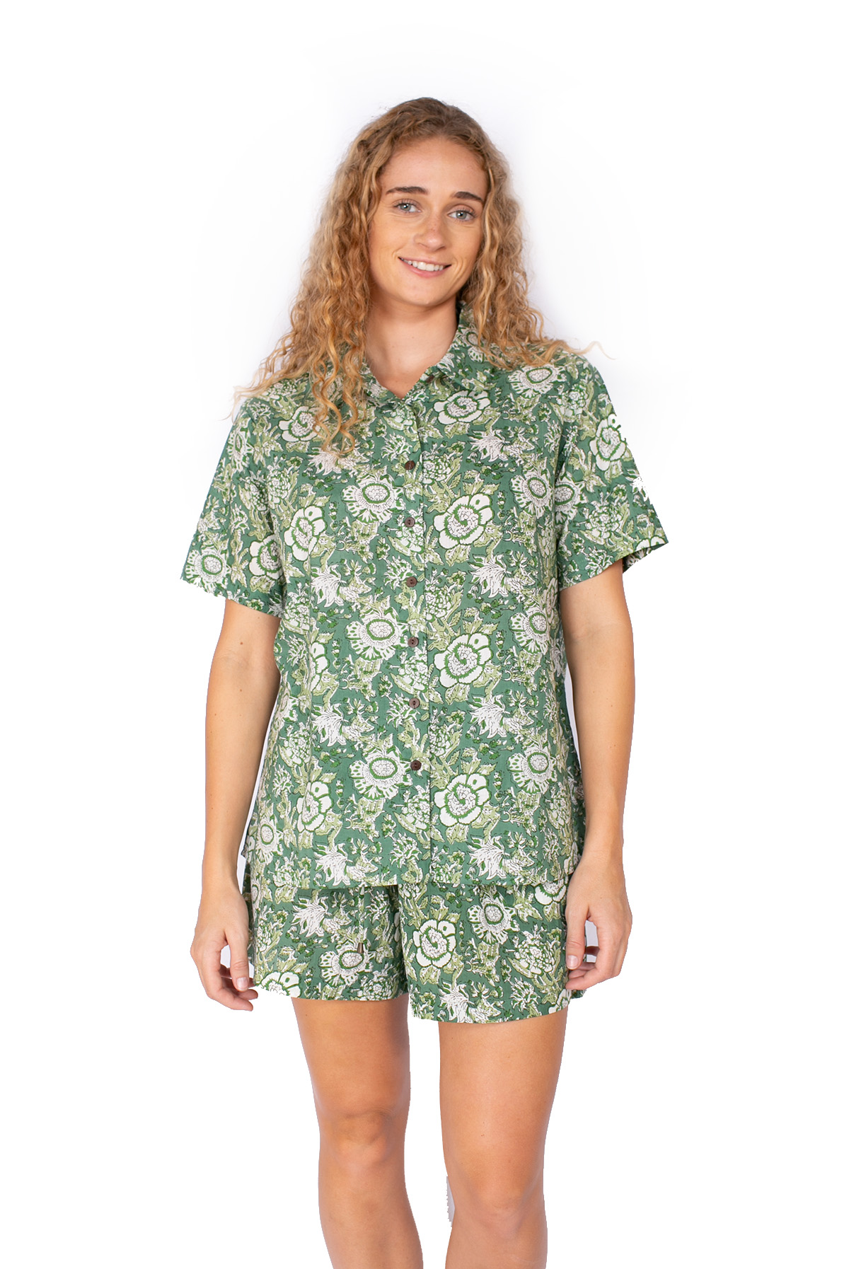 Betty Shorts - GREEN GOODNESS - OM Designs