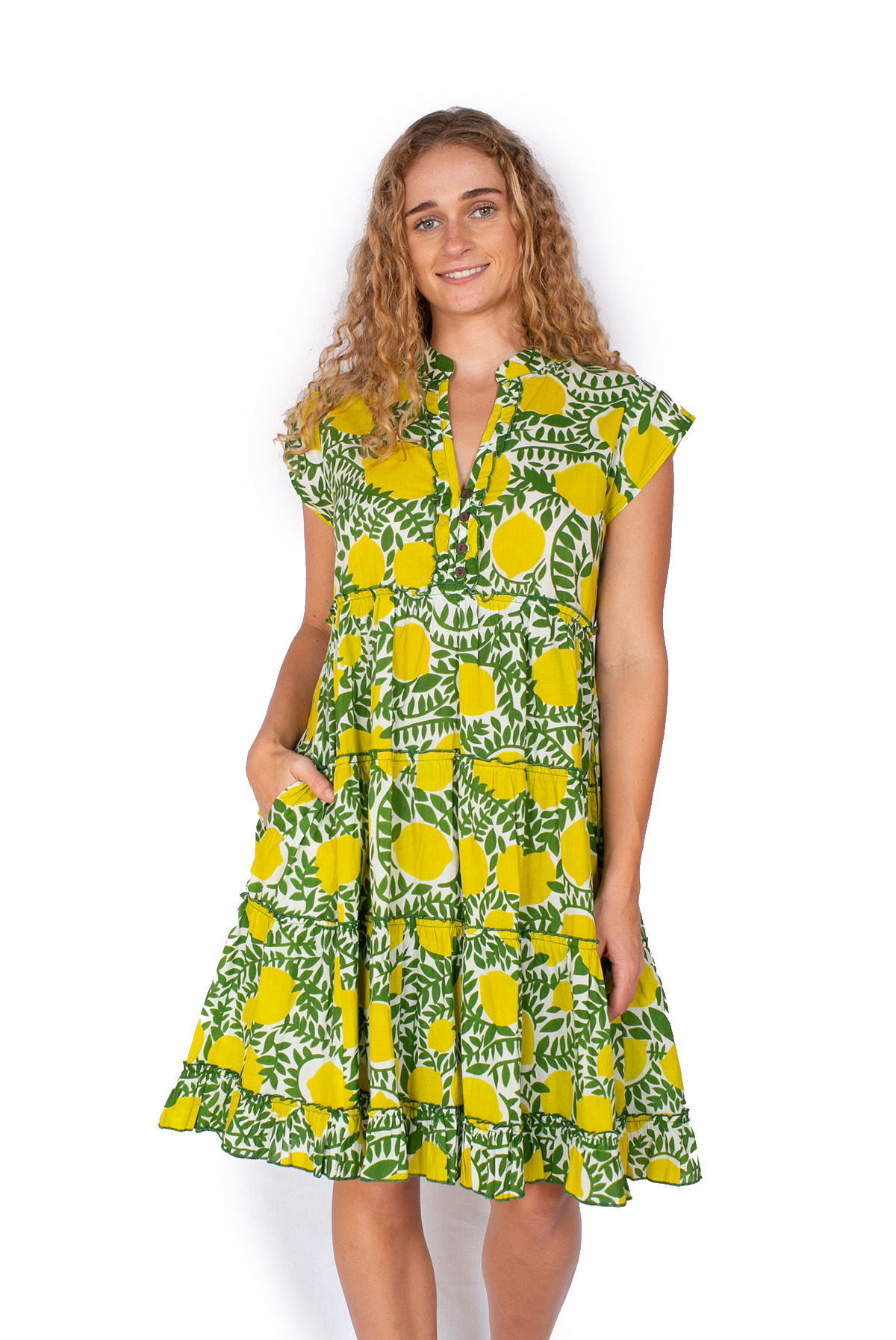 Amore Dress - ZESTY LEMONS - OM Designs